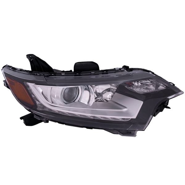 Headlight Halogen CAPA Certified Right Passenger Fits 2016-2020 ...