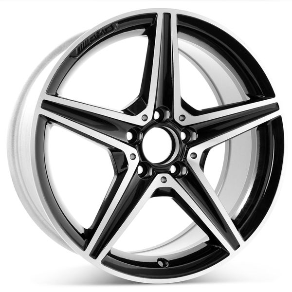 18" x 8.5" Mercedes C300 2015 2016 2017 2018 Factory OEM Rear Wheel ...